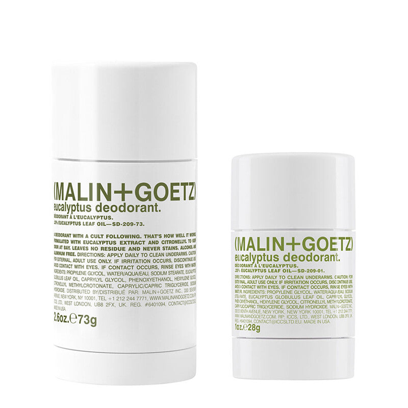 (MALIN+GOETZ) Eucalyptus Deodorant Duo Set 73g + 28g – RETREAT